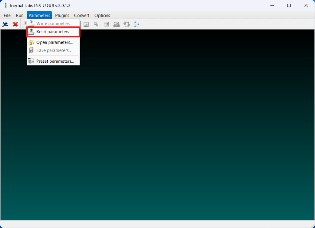 How to review and change parameters of the device using new GUI