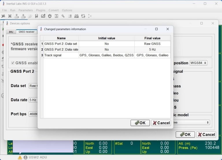 How to review and change parameters of the device using new GUI