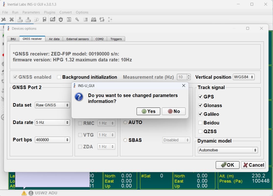 How to review and change parameters of the device using new GUI