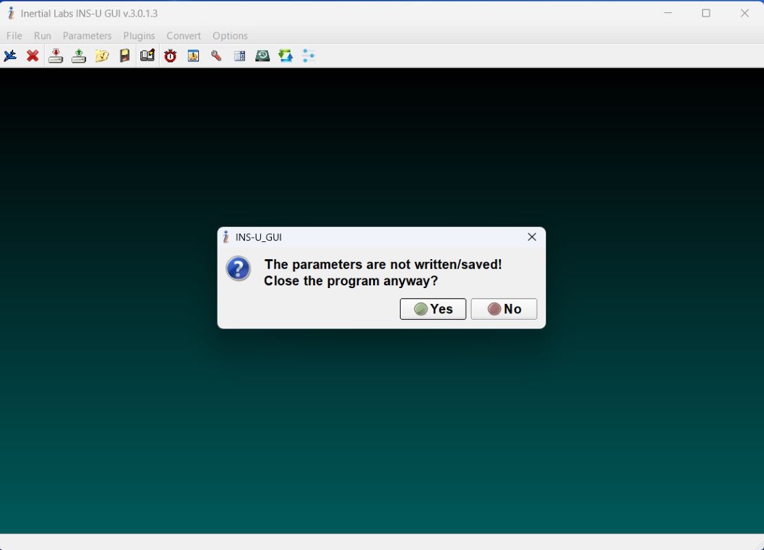 How to review and change parameters of the device using new GUI